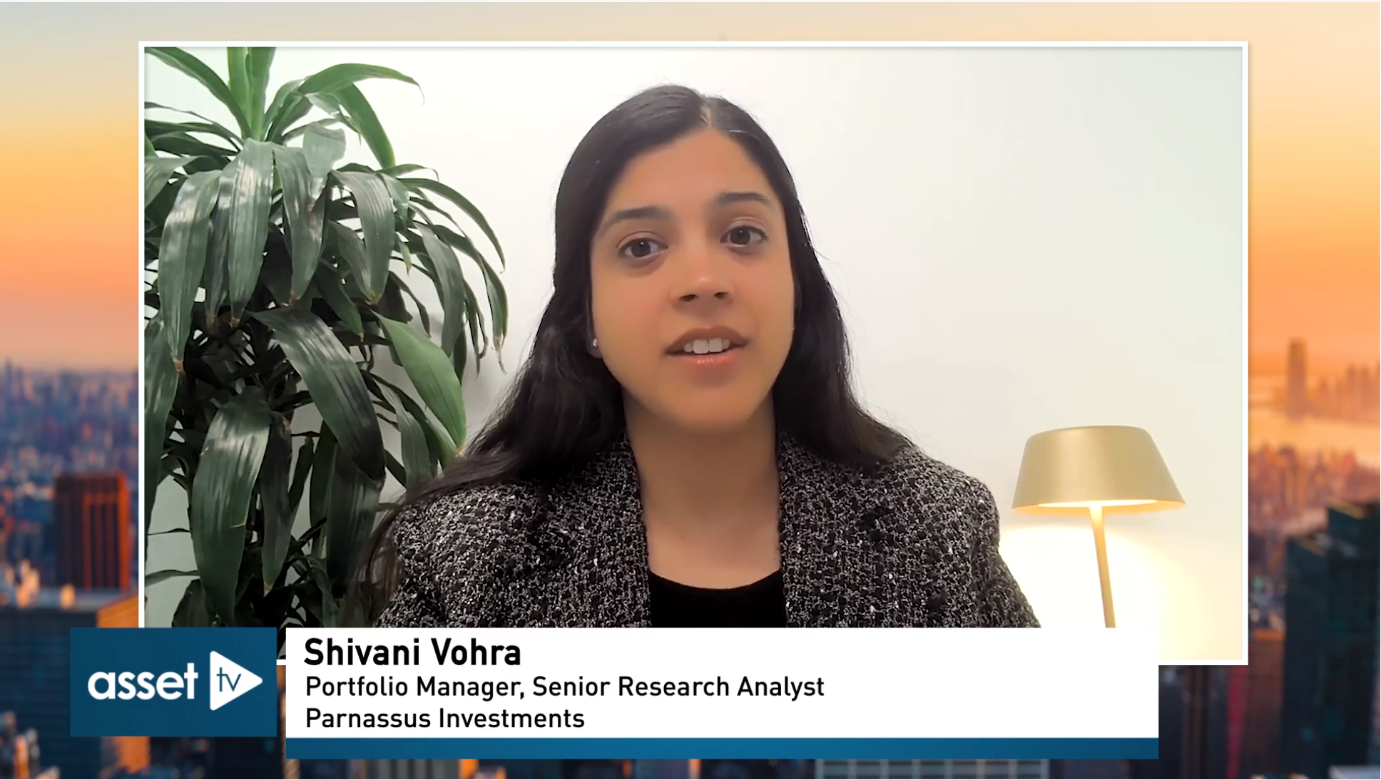 Parnassus Investments: Asset TV | Portfolio manager Shivani Vohra | Health Care Tools Industry